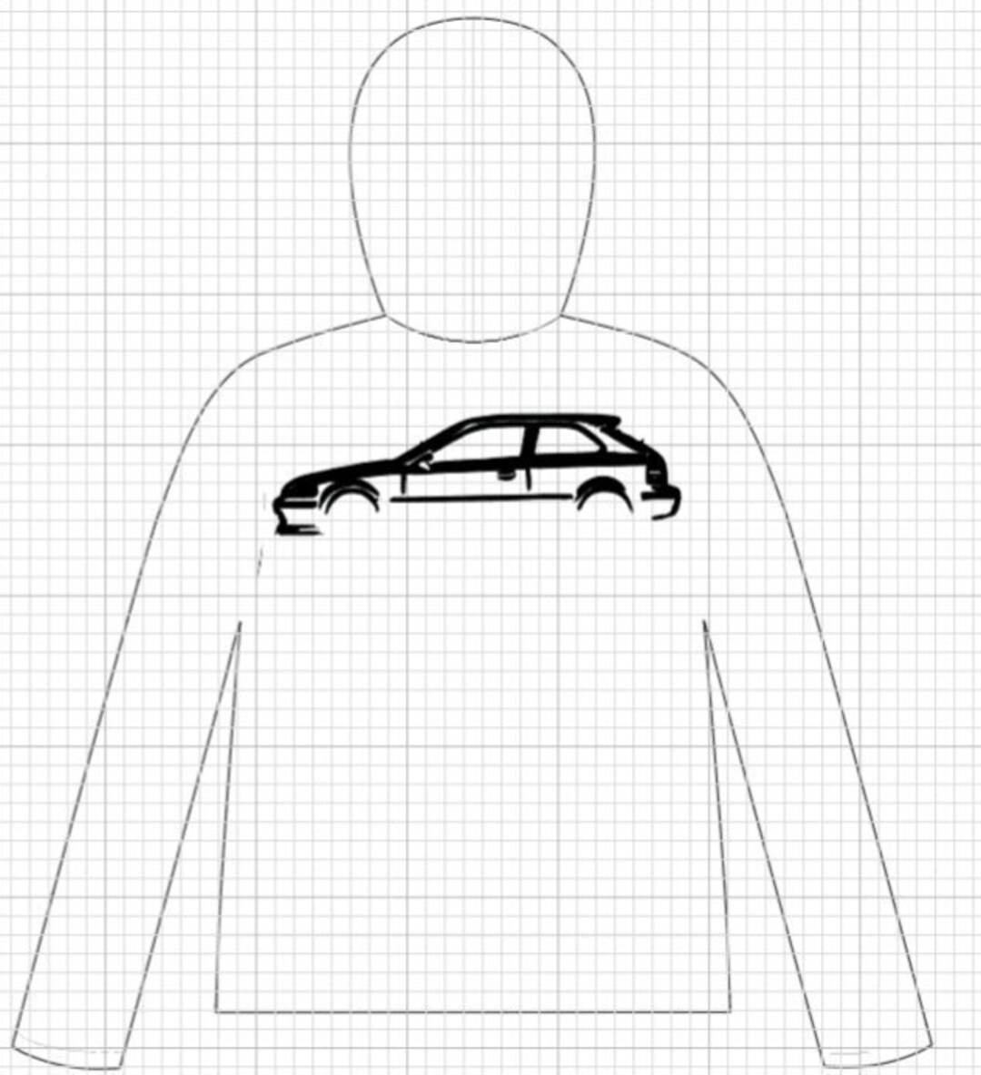 Honda EG Hatch Hoodie - Etsy