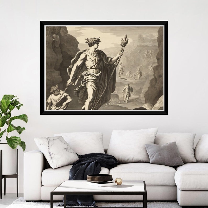 Hermès Trismegistus Digital Fine Art Print - Mythological Wall Art for ...