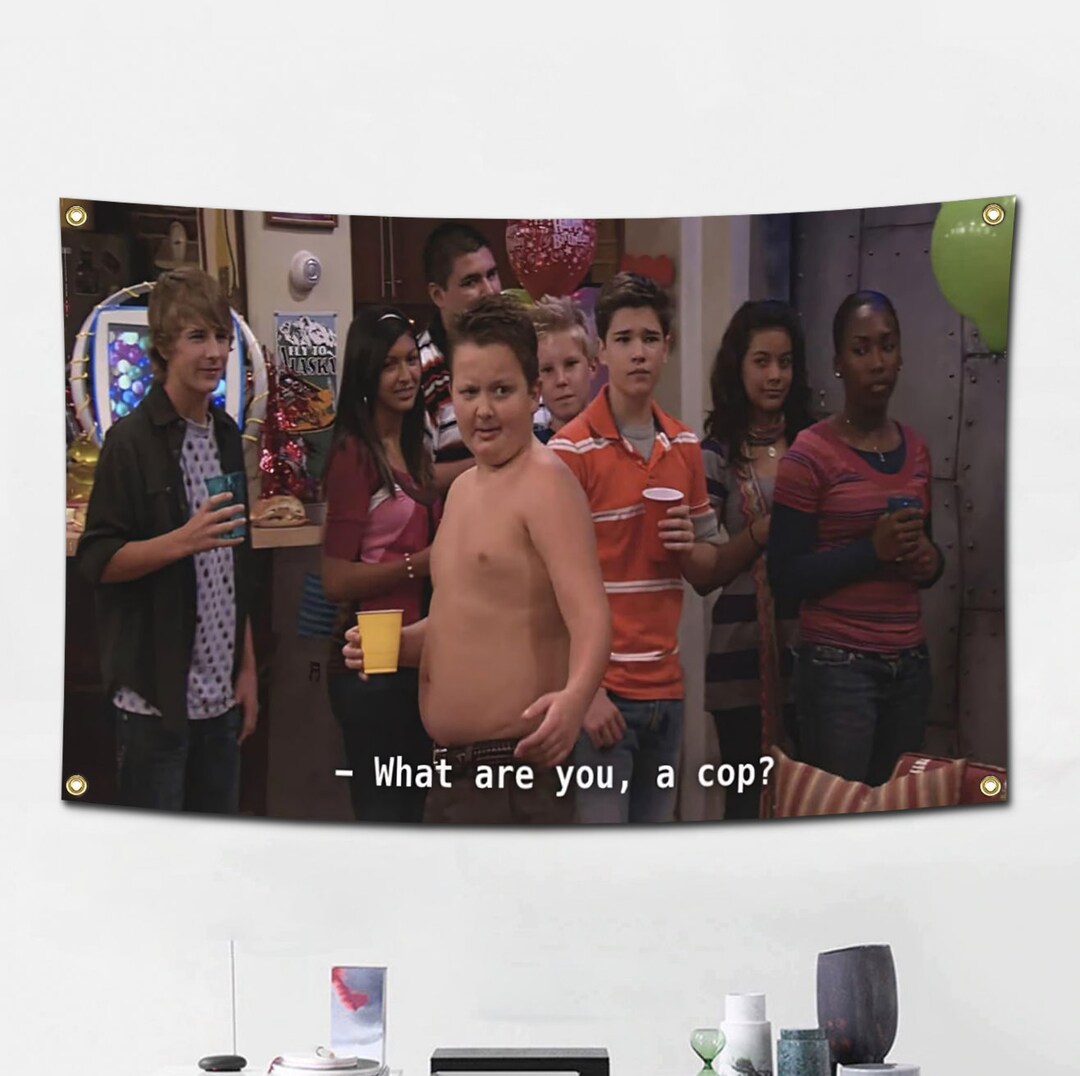 Icarly Gibby Flag Tapestry Flag Flag Banner Meme Flag Dorm Room Funny ...