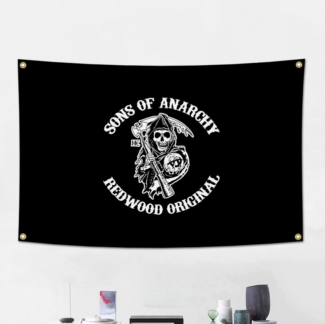 Sons of Anarchy Flag Banner Flag Banner Meme Flag Funny Tapestry Poster ...