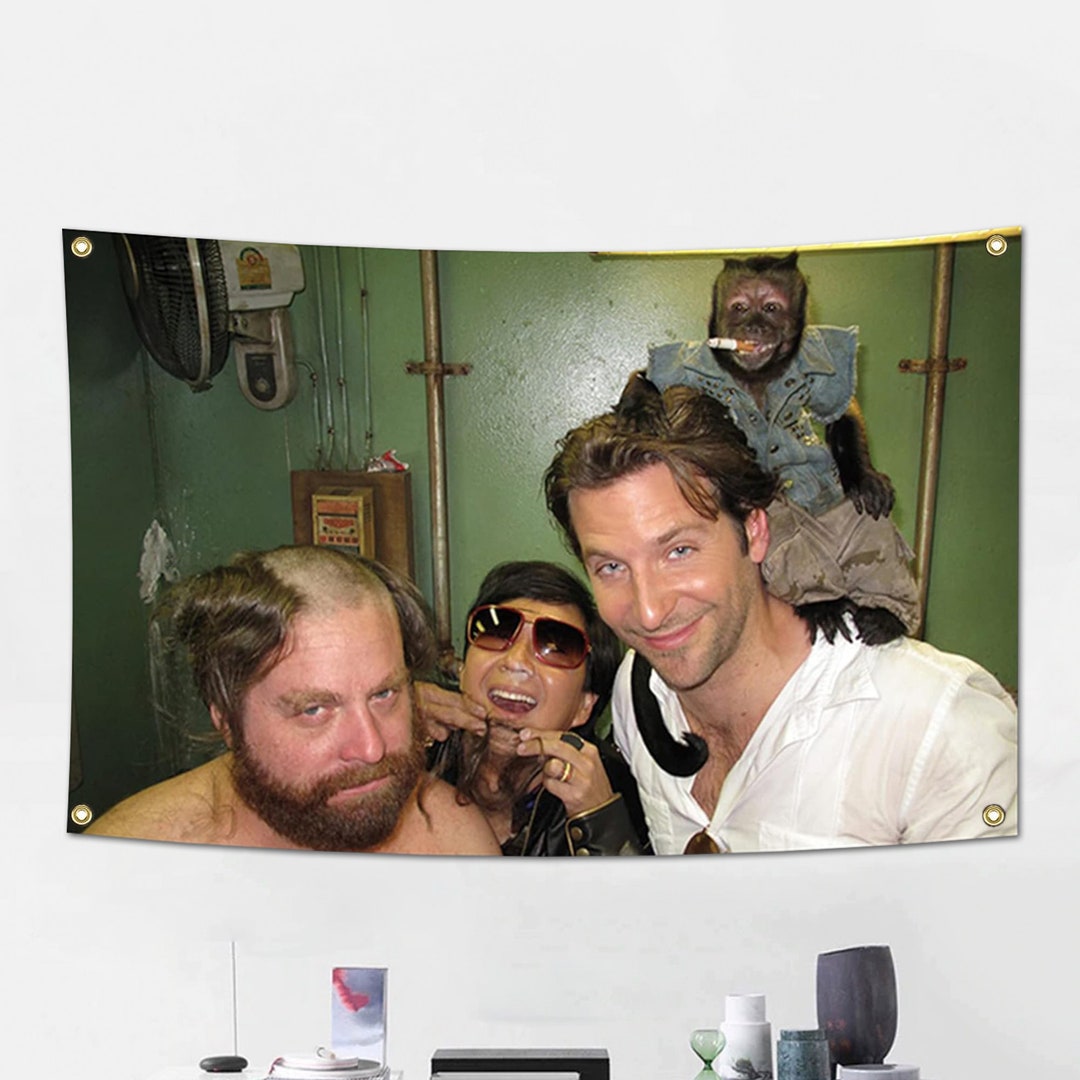 Hangover Flag Tapestry Flag Banner Meme Flag Dorm Room Funny Tapestry Poster Canvas Picture ...