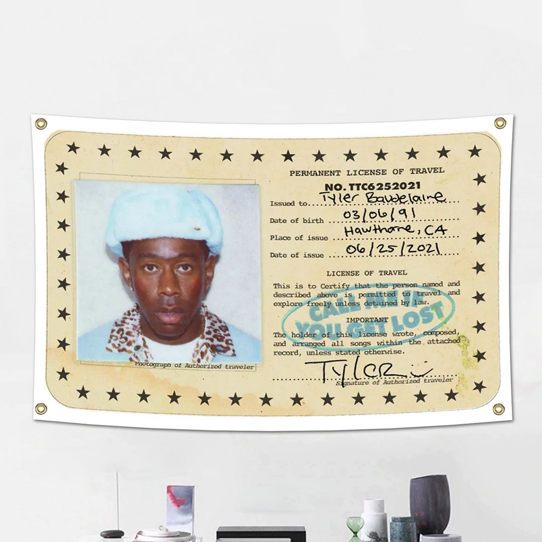 Tyler the Creator Flag Tapestry Flag Banner Meme Flag Dorm Room Funny ...