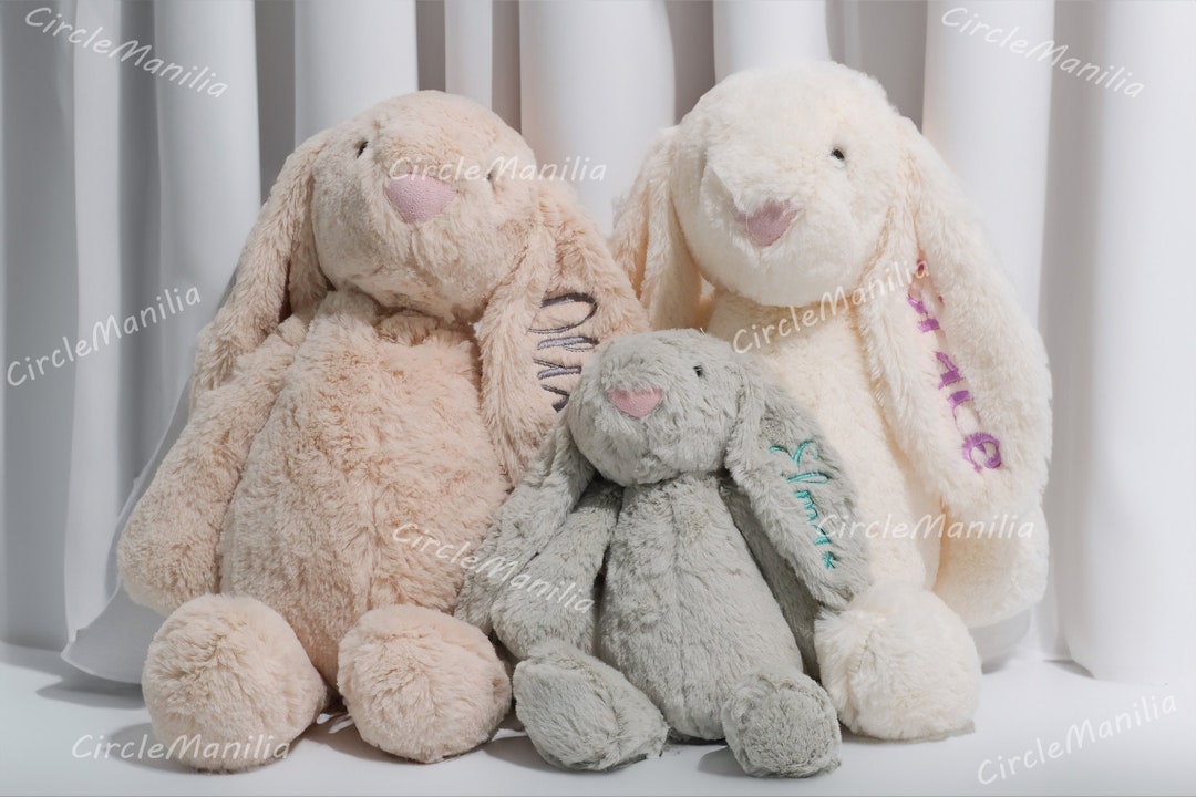 Personalized Plush Bunny Rabbit: Ideal Baby Shower Present Custom ...