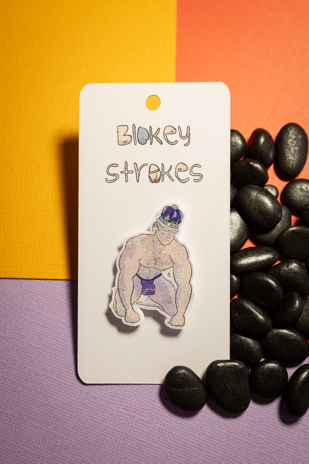 Pin Badge Sexy King Muscle Man - Etsy