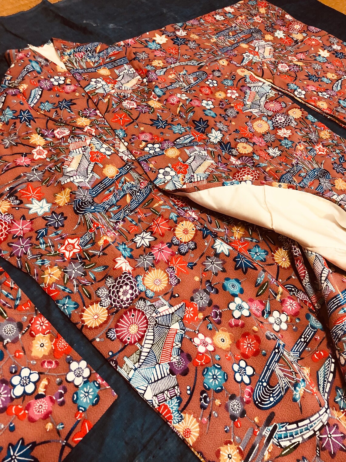 Kimono Fabric, Bingata - Etsy