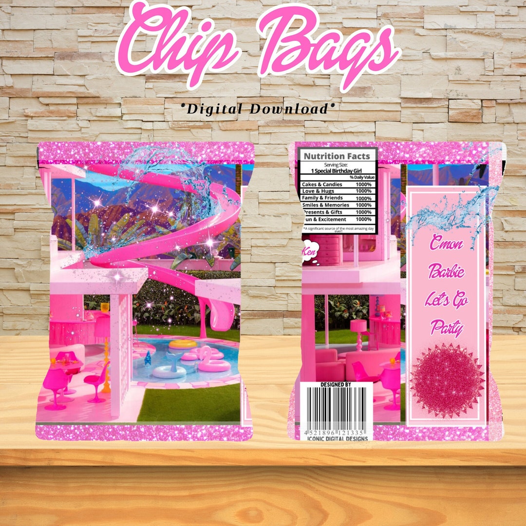 Girls Movie Themed Chip Bag Digital Download - Etsy