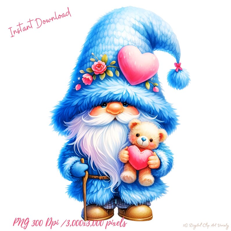 Gnome Charming Bling Blue Fur Valentines Theme ,10 Clip Art PNG 300 Dpi ... Gnome Charming Bling Blue Fur Valentines Theme ,10 Clip Art PNG 300 Dpi ...