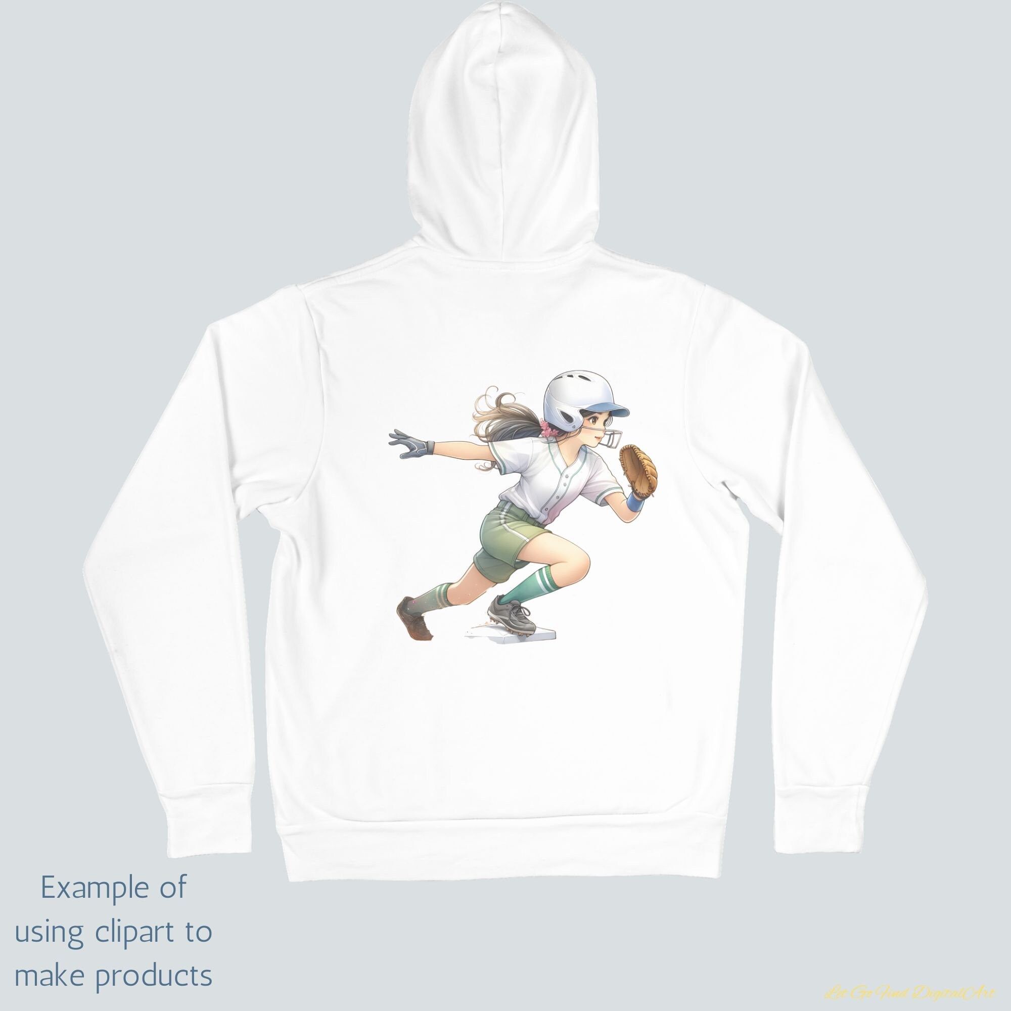 Softball Clipart Sport Watercolor, 25 PNG Digital Files Are in High ...