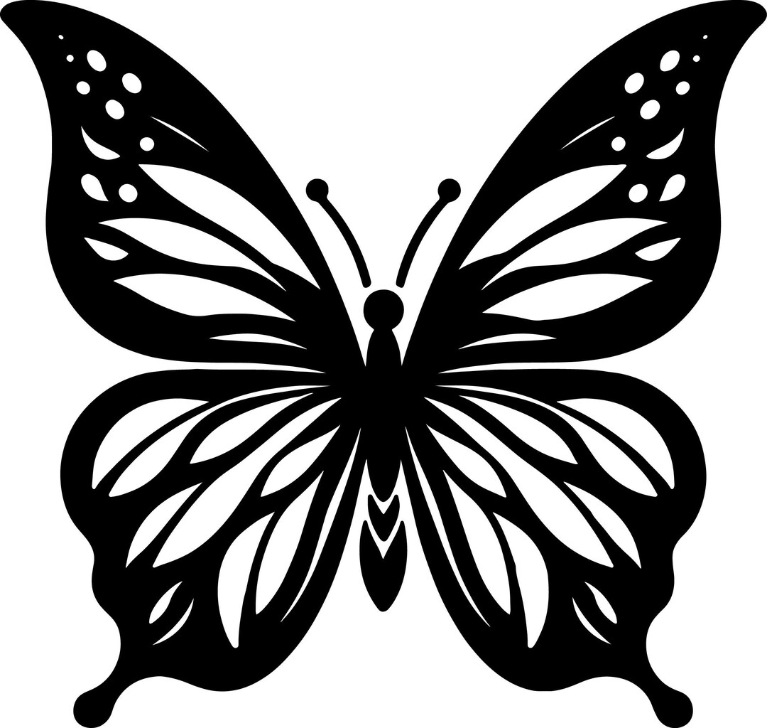 Butterfly and Butterfly Skull SVG File - Etsy