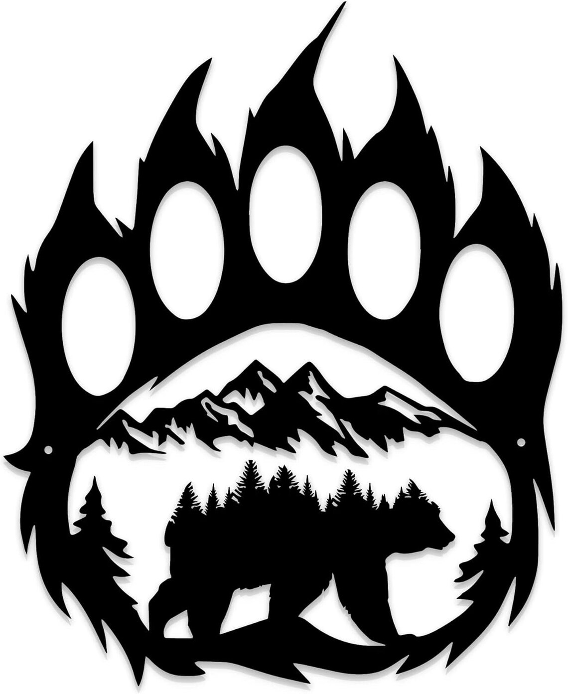 Bear Claw Svg - Etsy