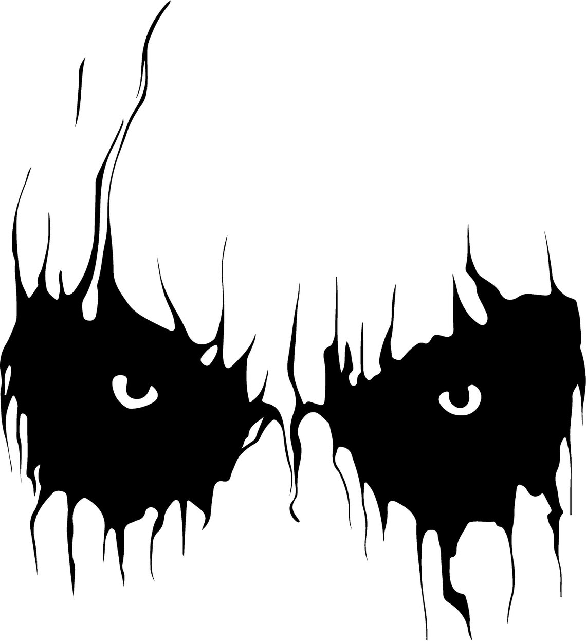 Ghost Eyes Svg File - Etsy