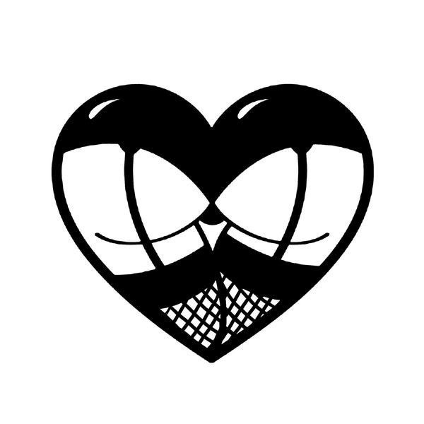 Heart Butt Svg - Etsy