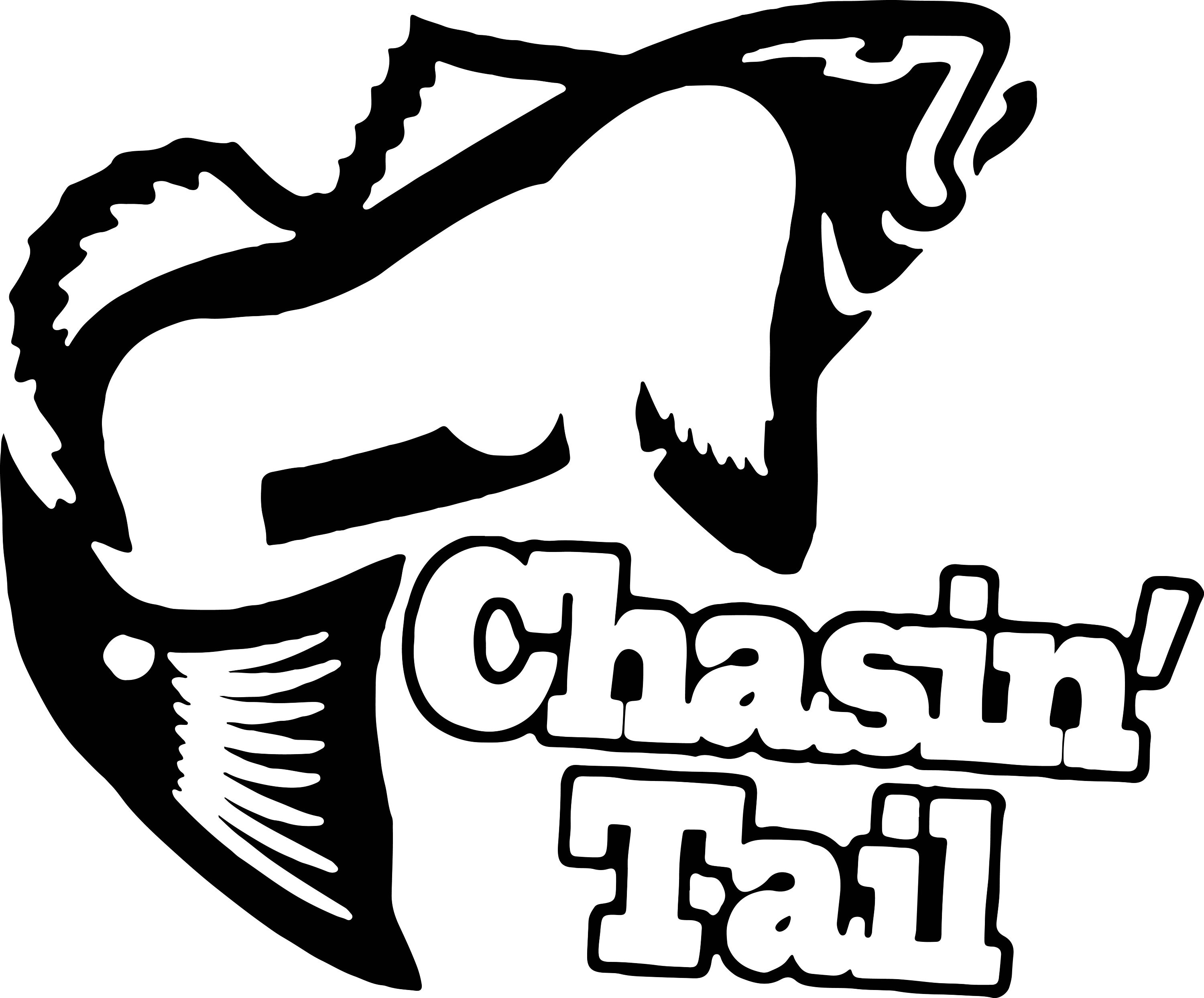 2 Chasin' Tail Deer and Fish SVG Files - Etsy