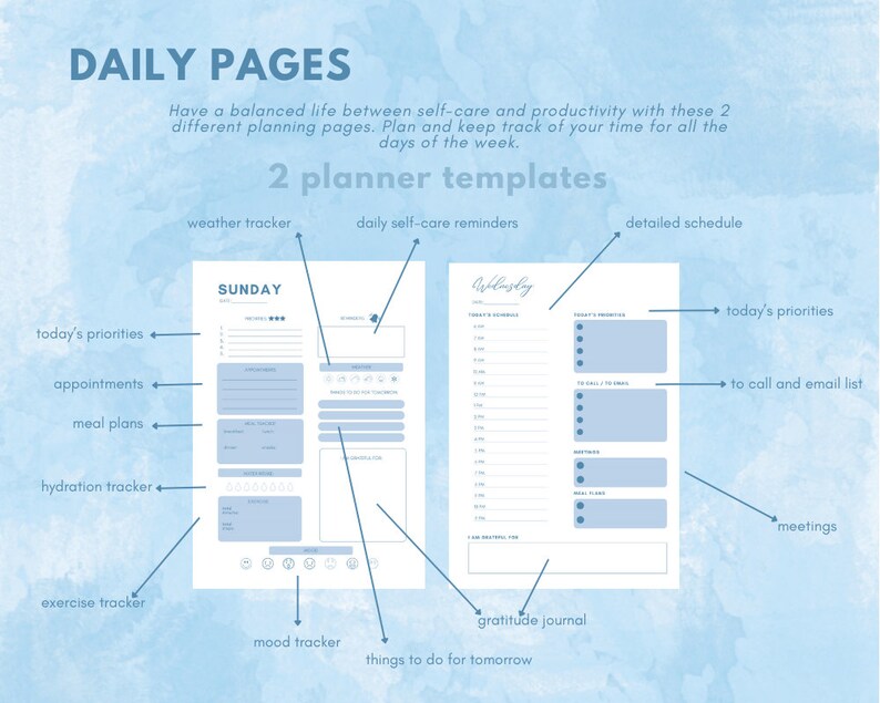 Undated ADHD Planner Printable Adult ADHD Workbook Adhd Journal ...