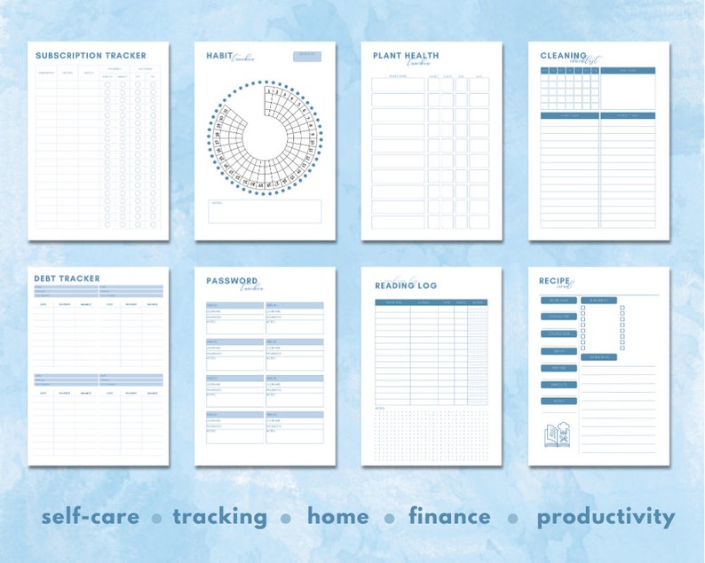 Undated ADHD Planner Printable Adult ADHD Workbook Adhd Journal ...