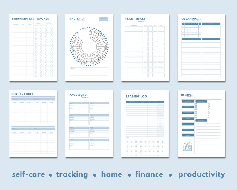 Undated ADHD Planner Printable Adult ADHD Workbook Adhd Journal ...