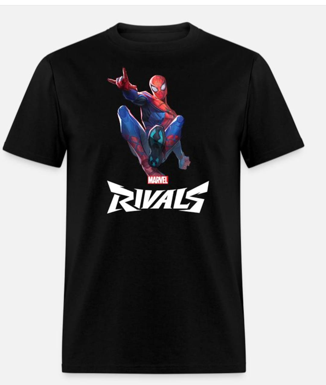 Spider-man Marvel Rivals T-shirt Black - Etsy