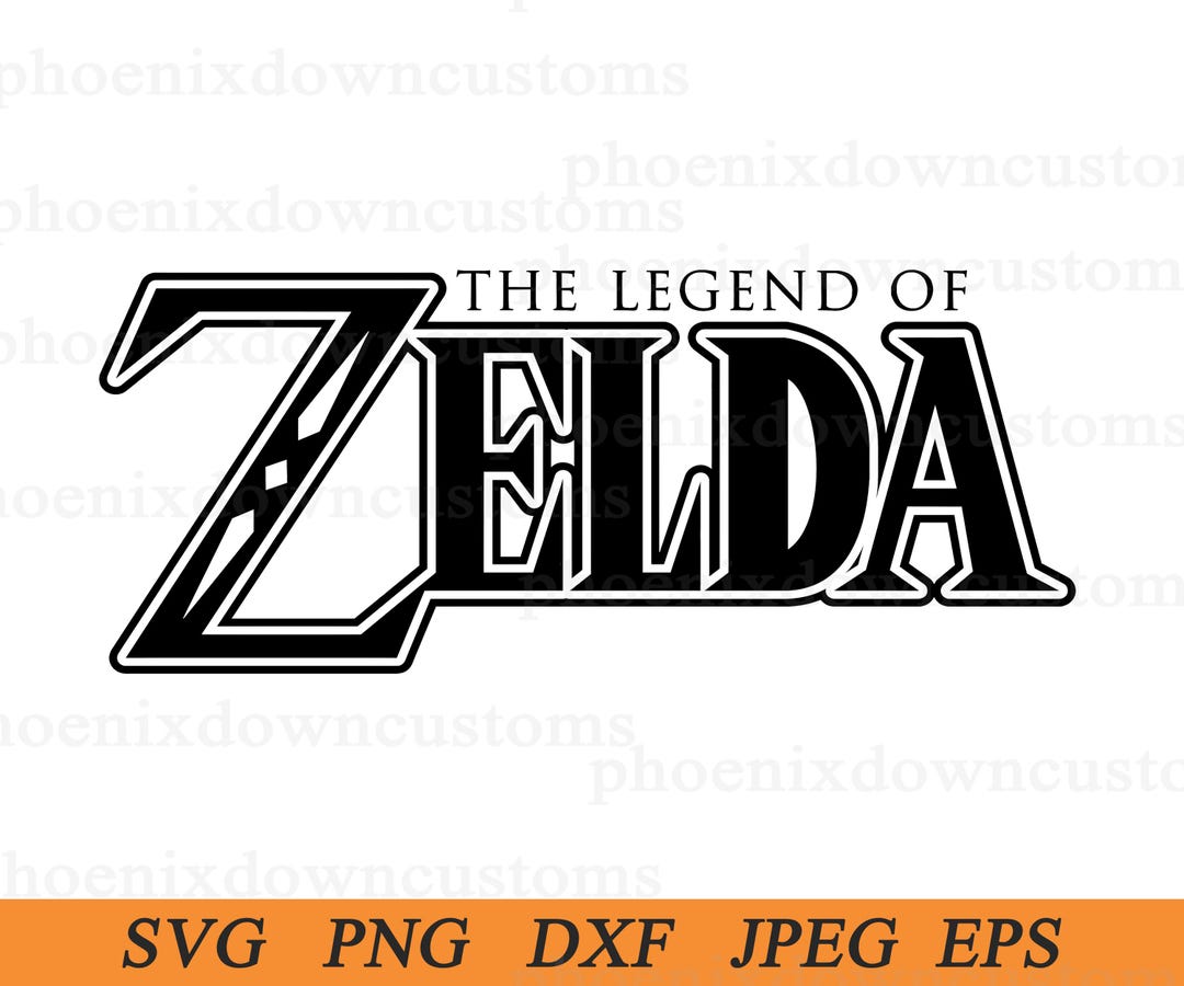 ZELDA Logo SVG, the Legend of Zelda Png, Dxf, Eps, Jpeg - Digital ...