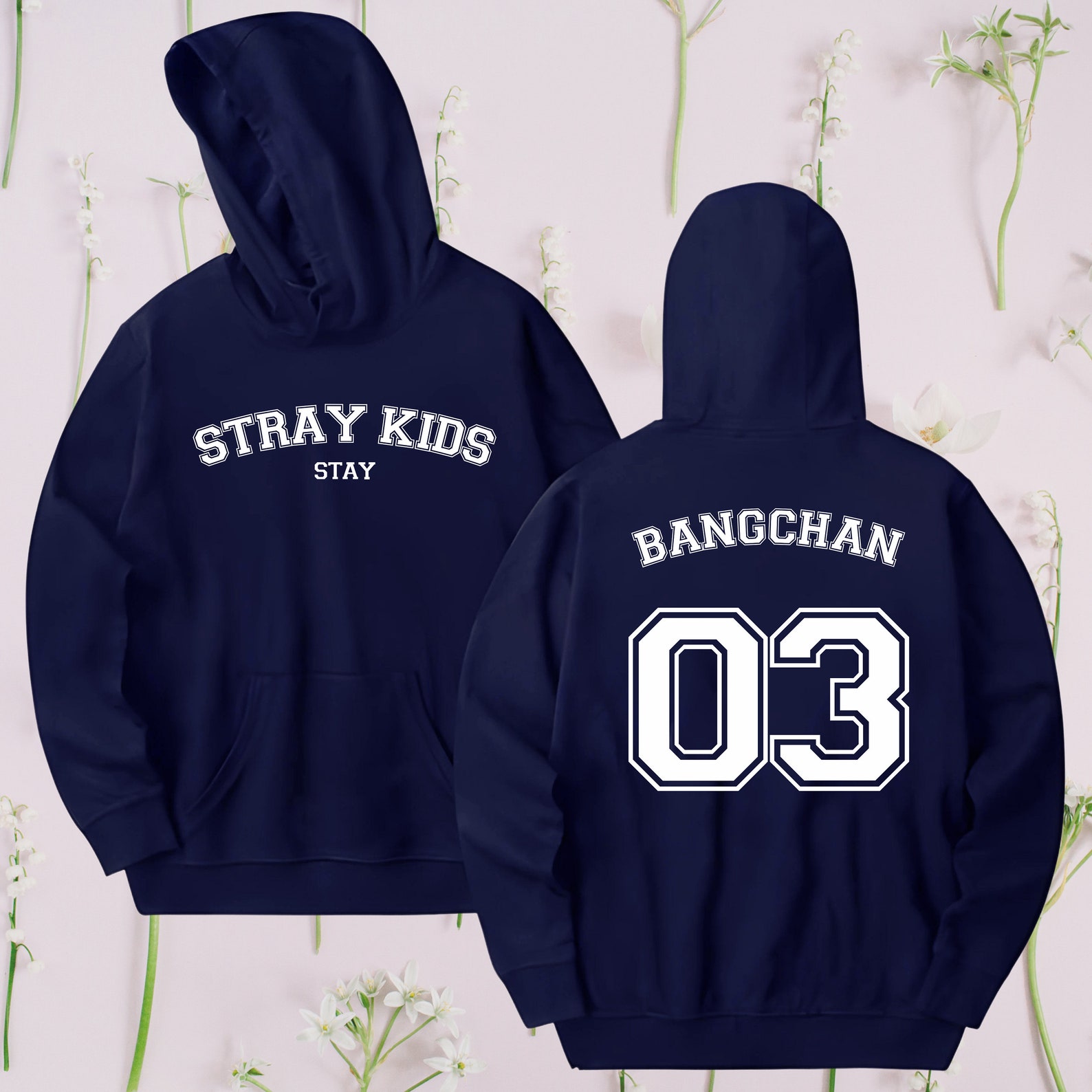 STRAY KIDS BANGCHAN Varsity Jersey Hoodie - Etsy