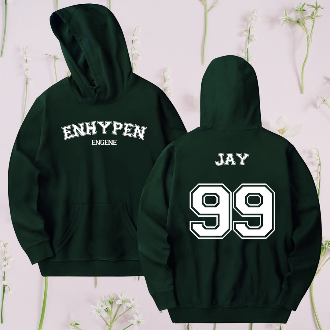 ENHYPEN JAY Varsity Jersey Hoodie - Etsy