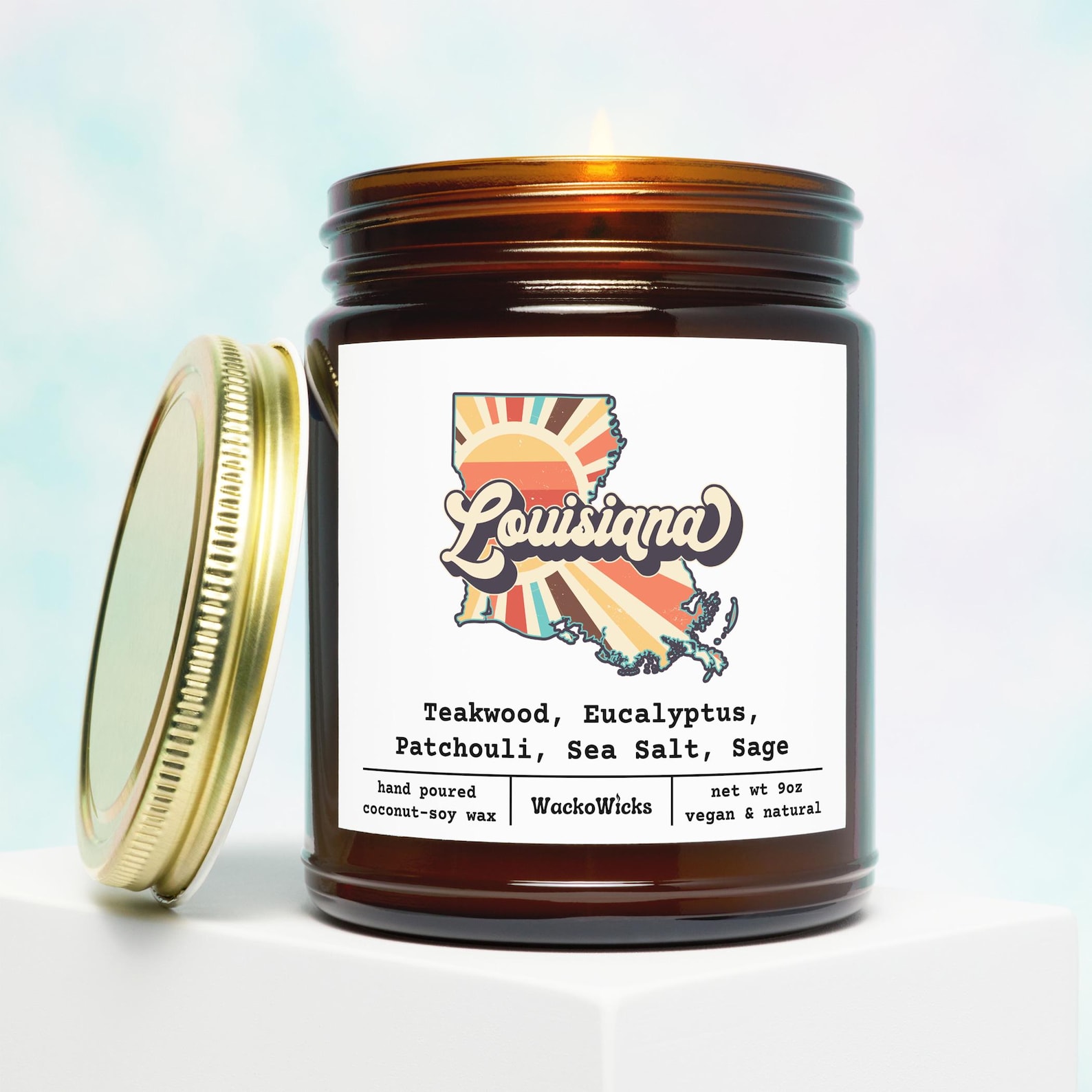 Louisiana Scented Candle | Louisiana Gift, Homesick Gift, Moving Gift ...
