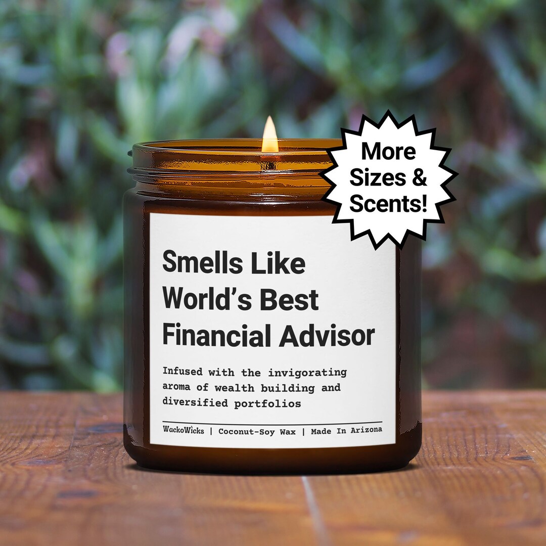 Financial Advisor Gift Soy Candle | Gift for Financial Advisor ...