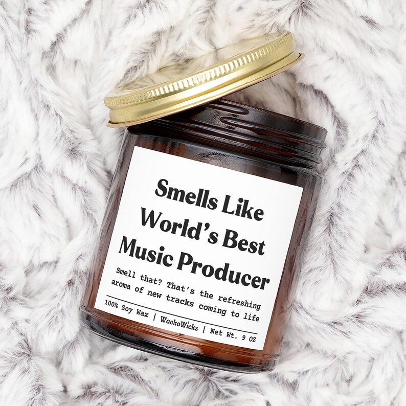 Music Producer Candle, Music Producer Gifts, Sound Engineer Gifts ...
