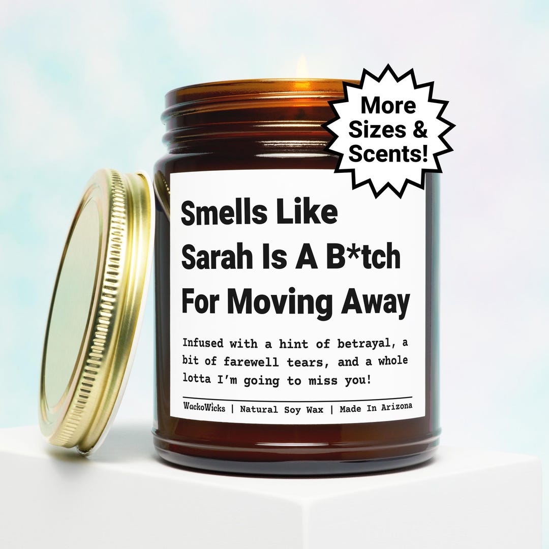 Personalized Moving Away Gift, Custom Moving Away Gift, Funny Moving ...