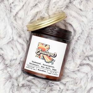 Louisiana Scented Candle Louisiana Gift, Homesick Gift, Moving Gift ...