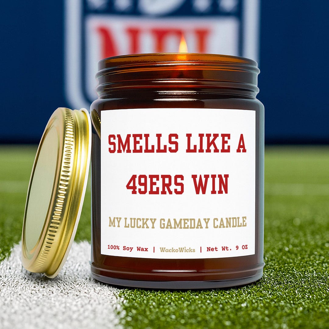 San Francisco 49ers Candle | 49ers Gift, San Francisco Football, 49ers ...