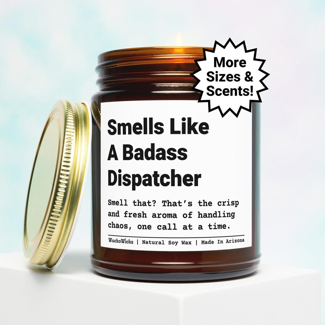 Dispatcher Soy Candle, 911 Dispatcher Gift, Dispatcher Gift ...