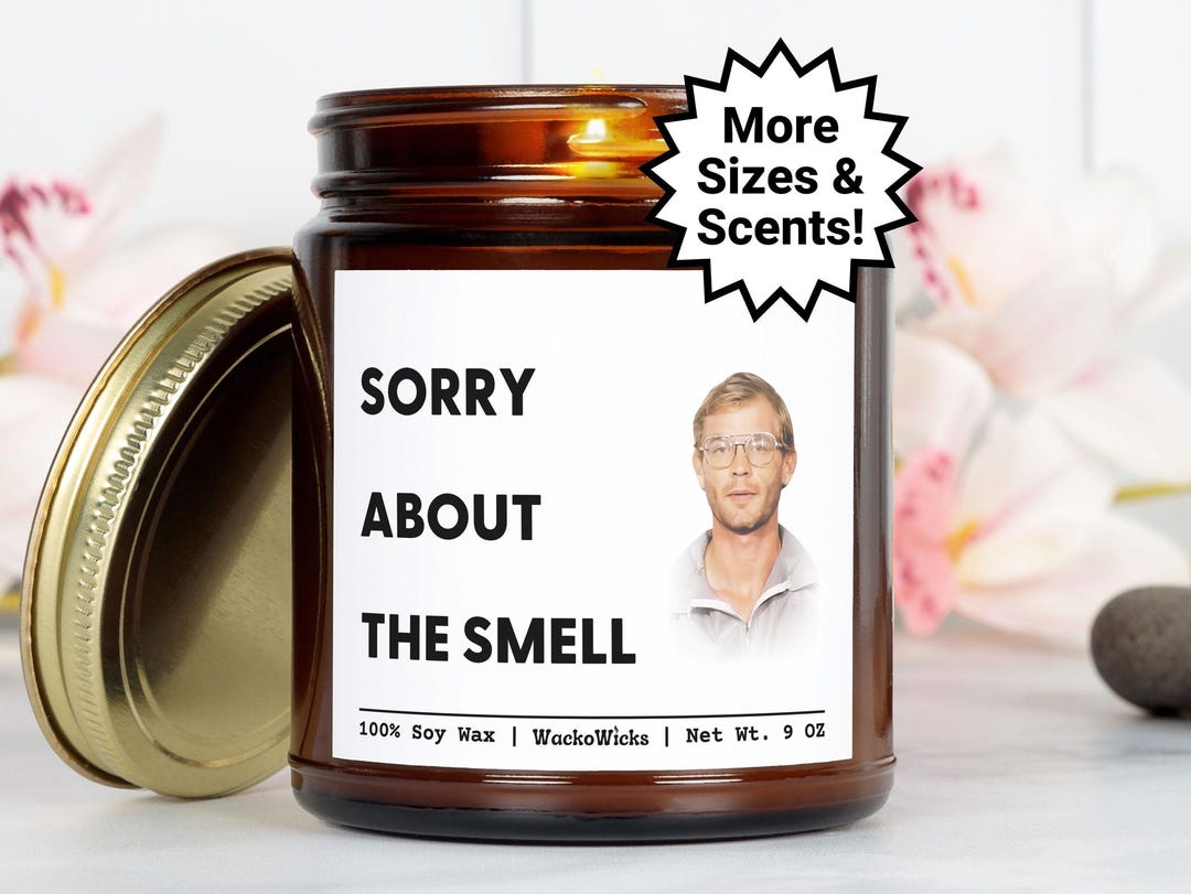 Jeffrey Dahmer Candle, True Crime Gifts, Serial Killer Lover, True ...