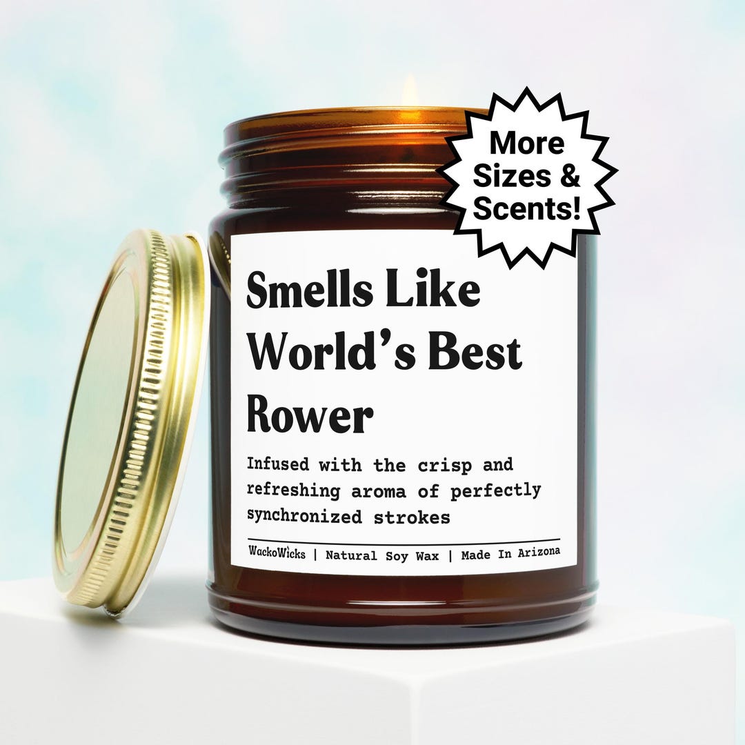 Rowing Gift Soy Candle | Rowing Gifts, Rowing Team Gifts, Rower Gift ...