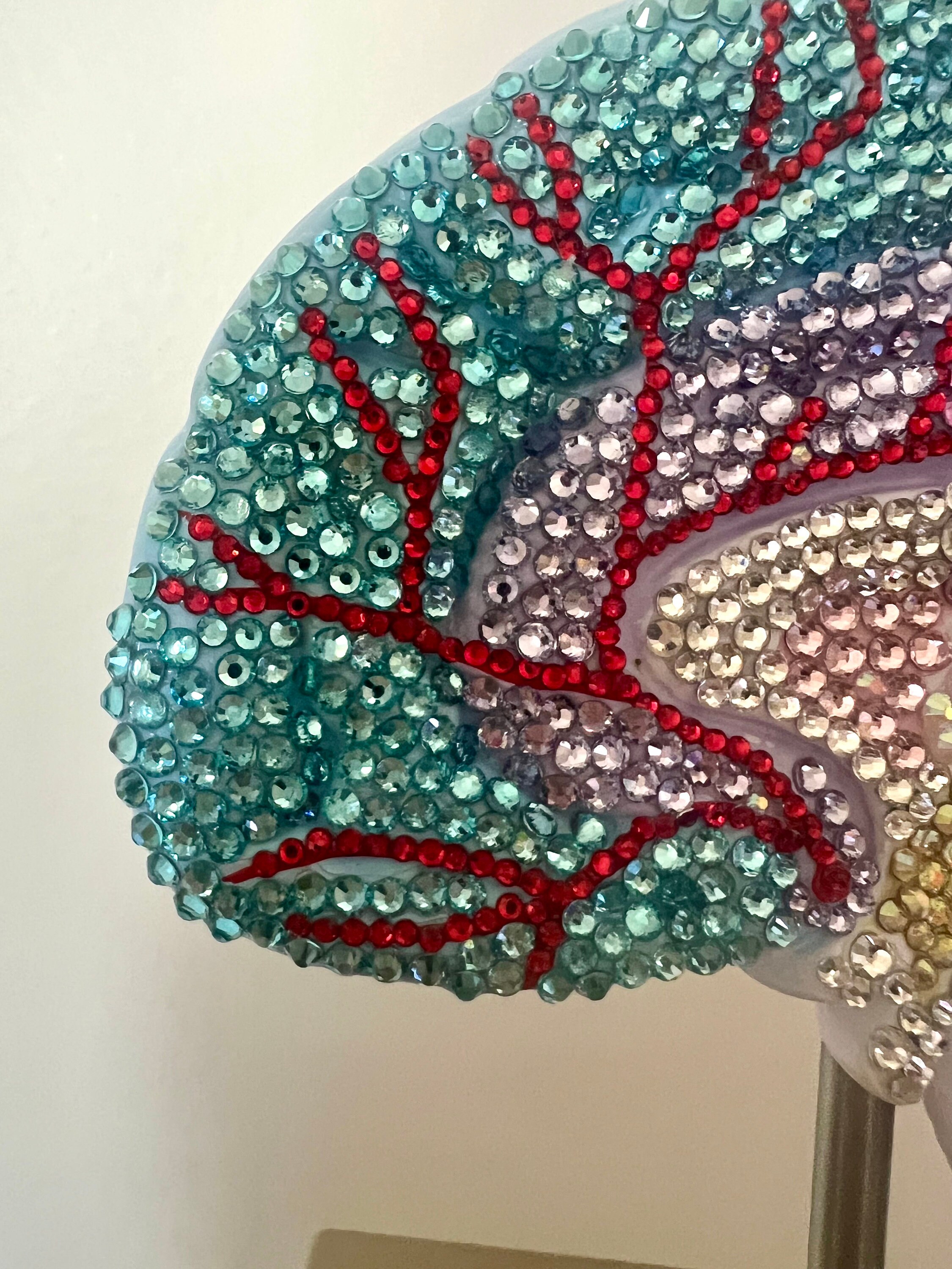 BEDAZZLED BRAIN MODEL, Gift for Therapist, Psyd, Psychologist ...