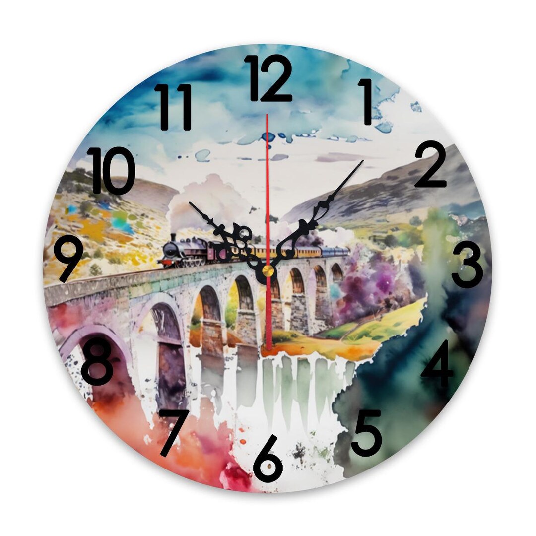 Wall Clock: the Jacobite Train at Glenfinnan Viaduct Hogwarts Express ...