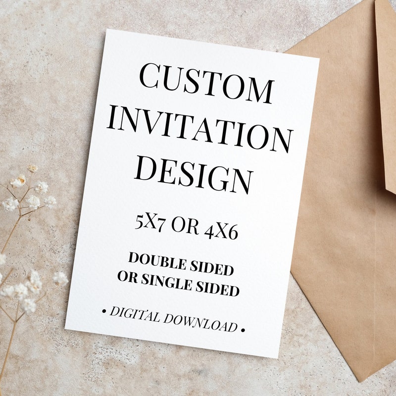 Custom Shower Invite - Etsy
