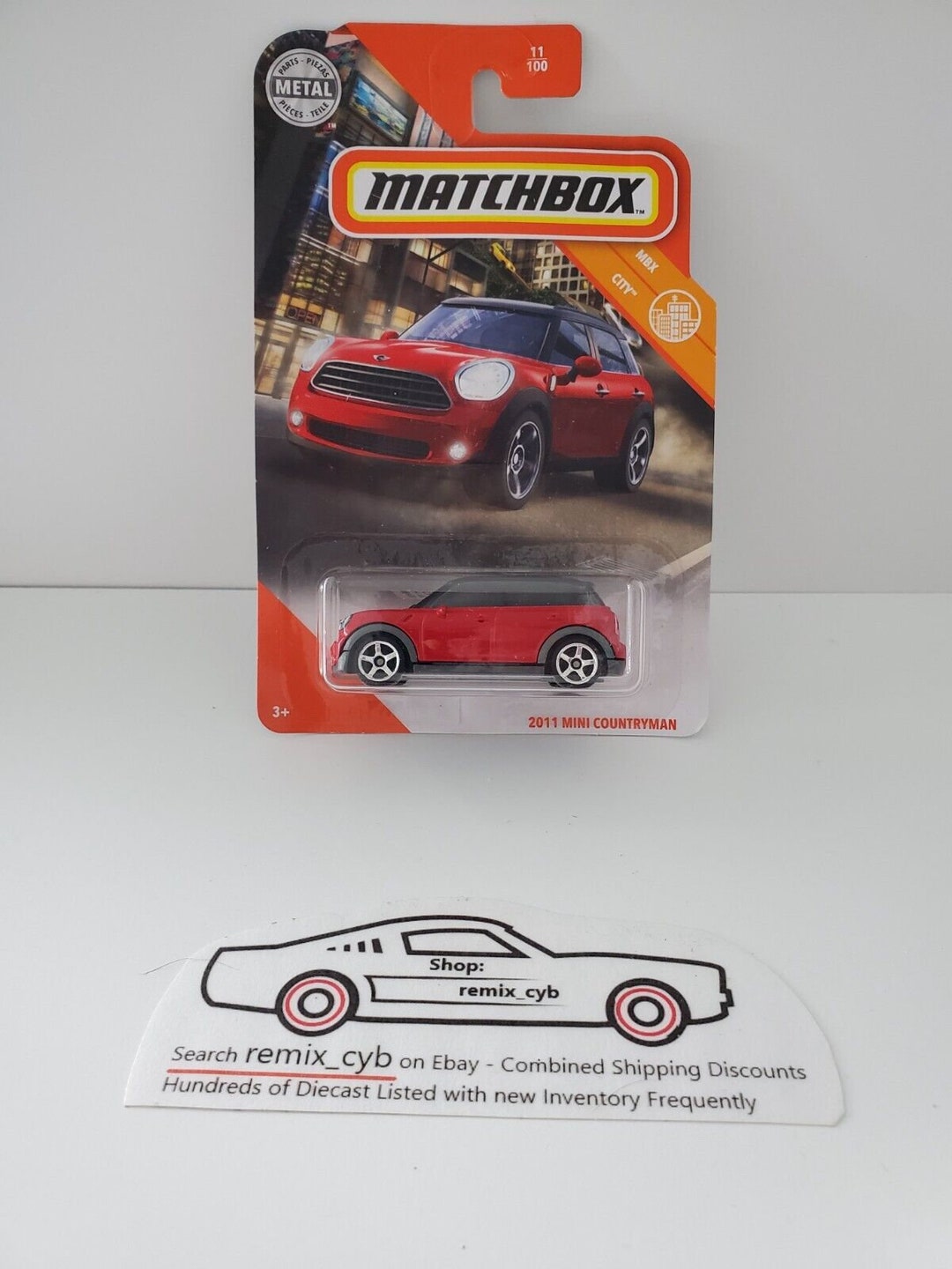 2020 Matchbox 2011 MINI Cooper COUNTRYMAN 11 Red - Etsy