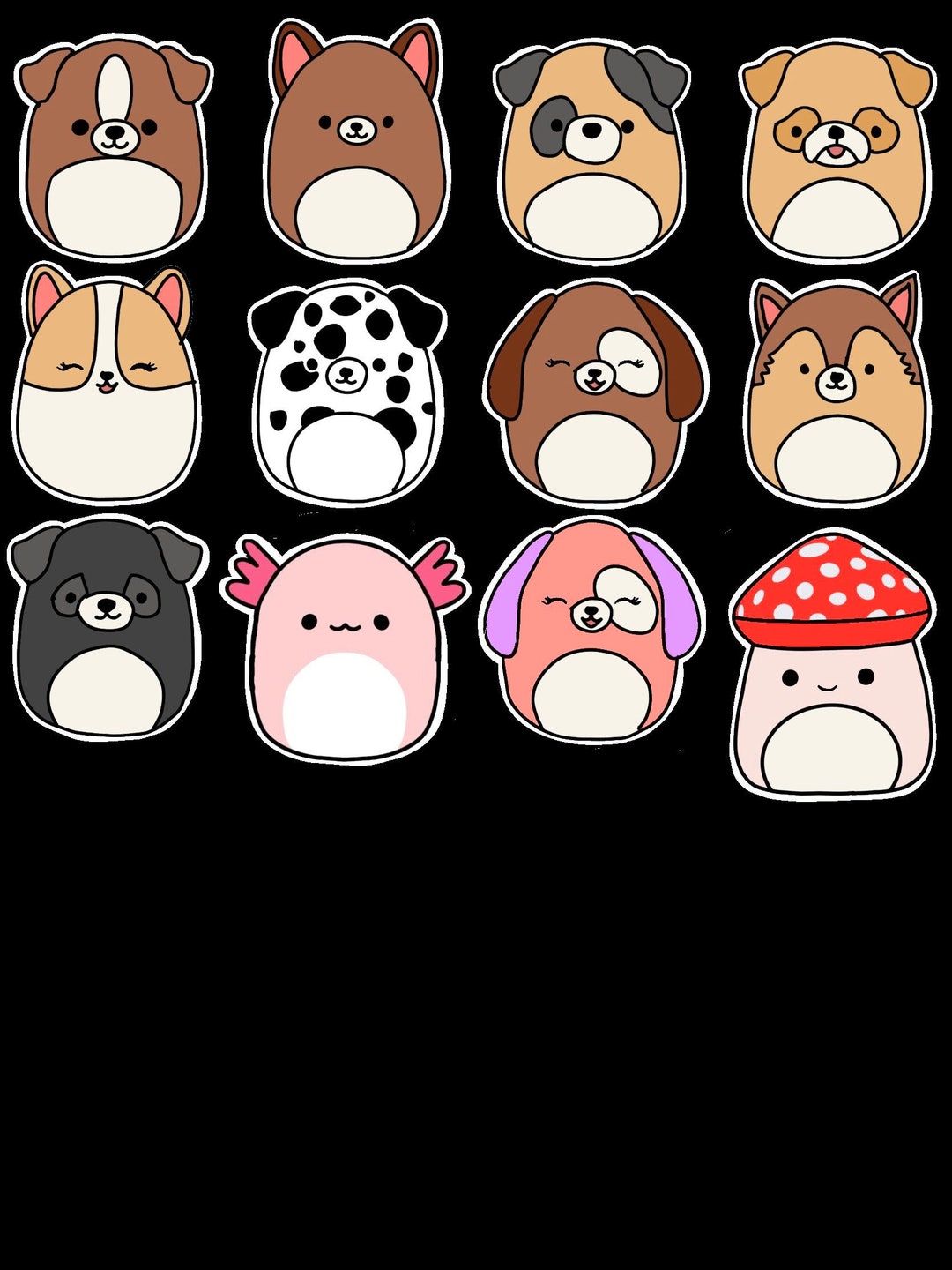 Squishmellow Sticker Pack - Etsy
