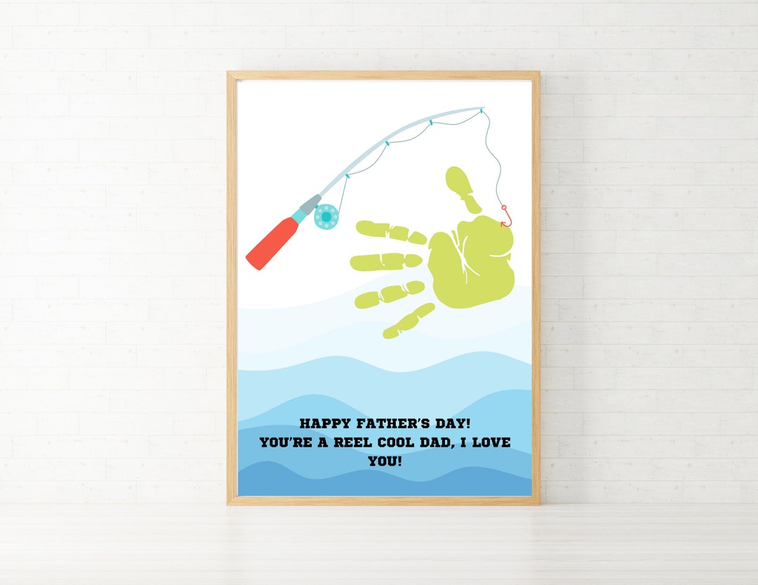 DIY Father'd Day Gift - Handprint Art - Printable - Digital File ...