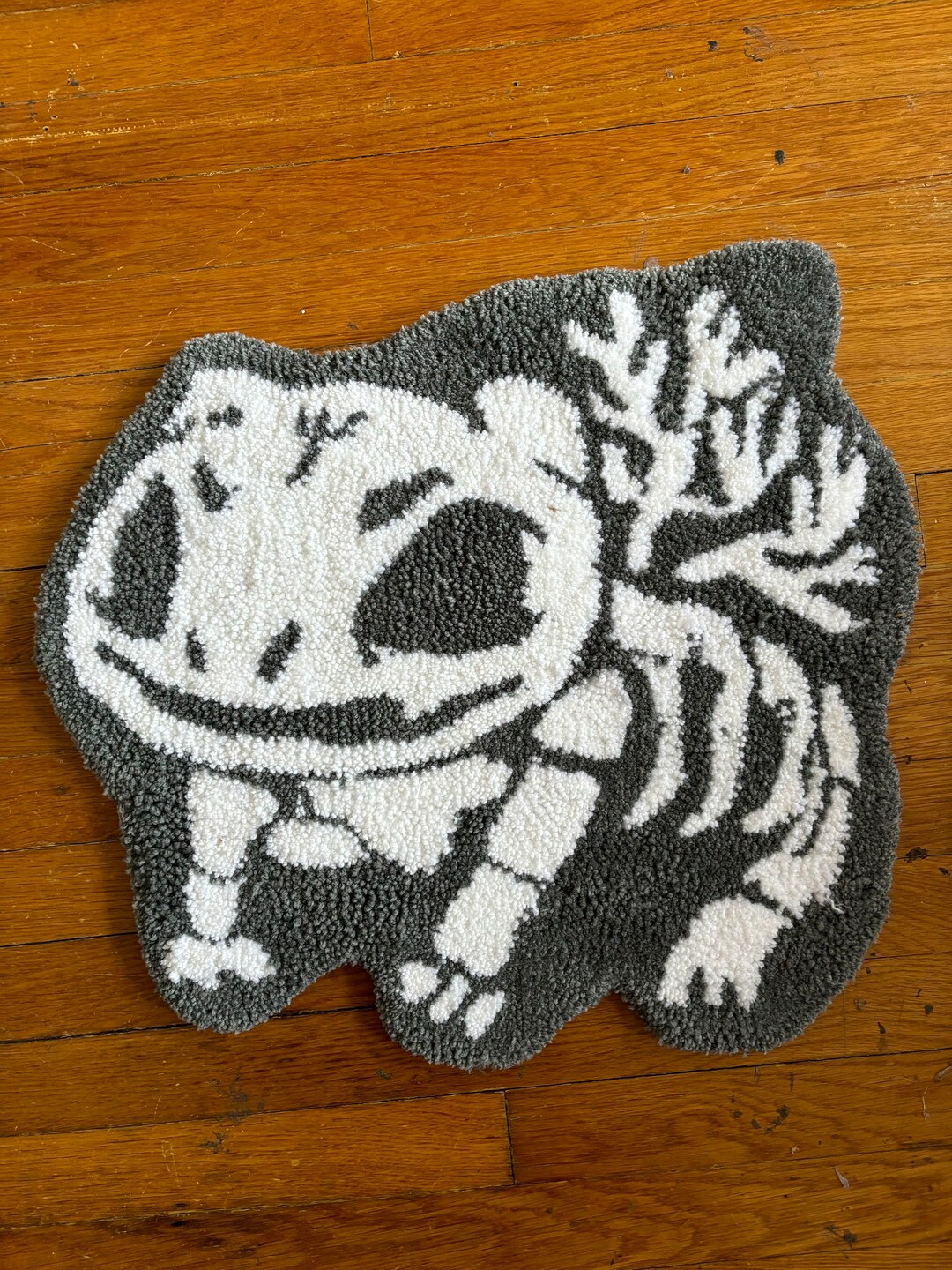 Bulbasaur Skeleton Rug - Etsy