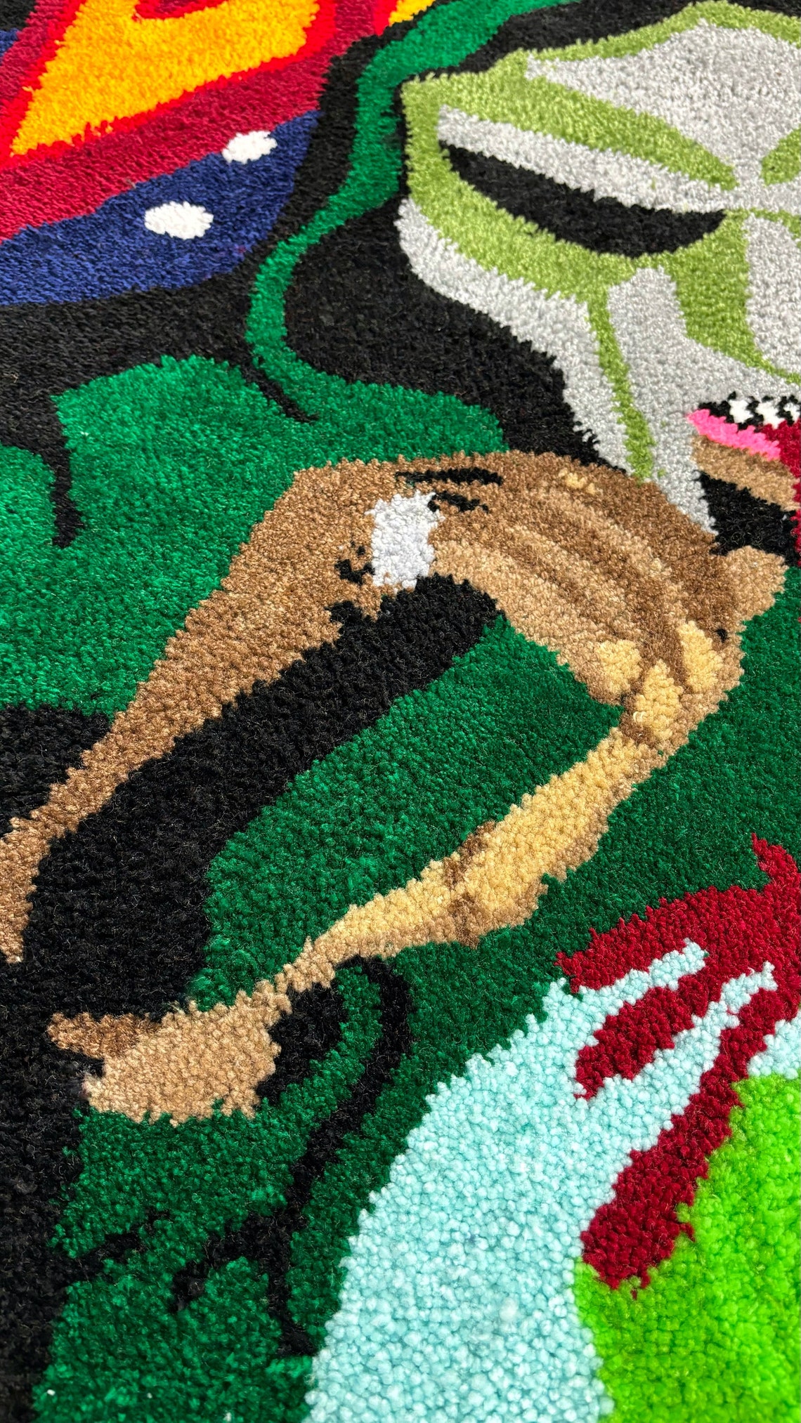 MF DOOM Comic Book Style Rug Tufted 60 X 30 - Etsy