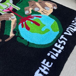 MF DOOM Comic Book Style Rug Tufted (60 X 30) - Etsy