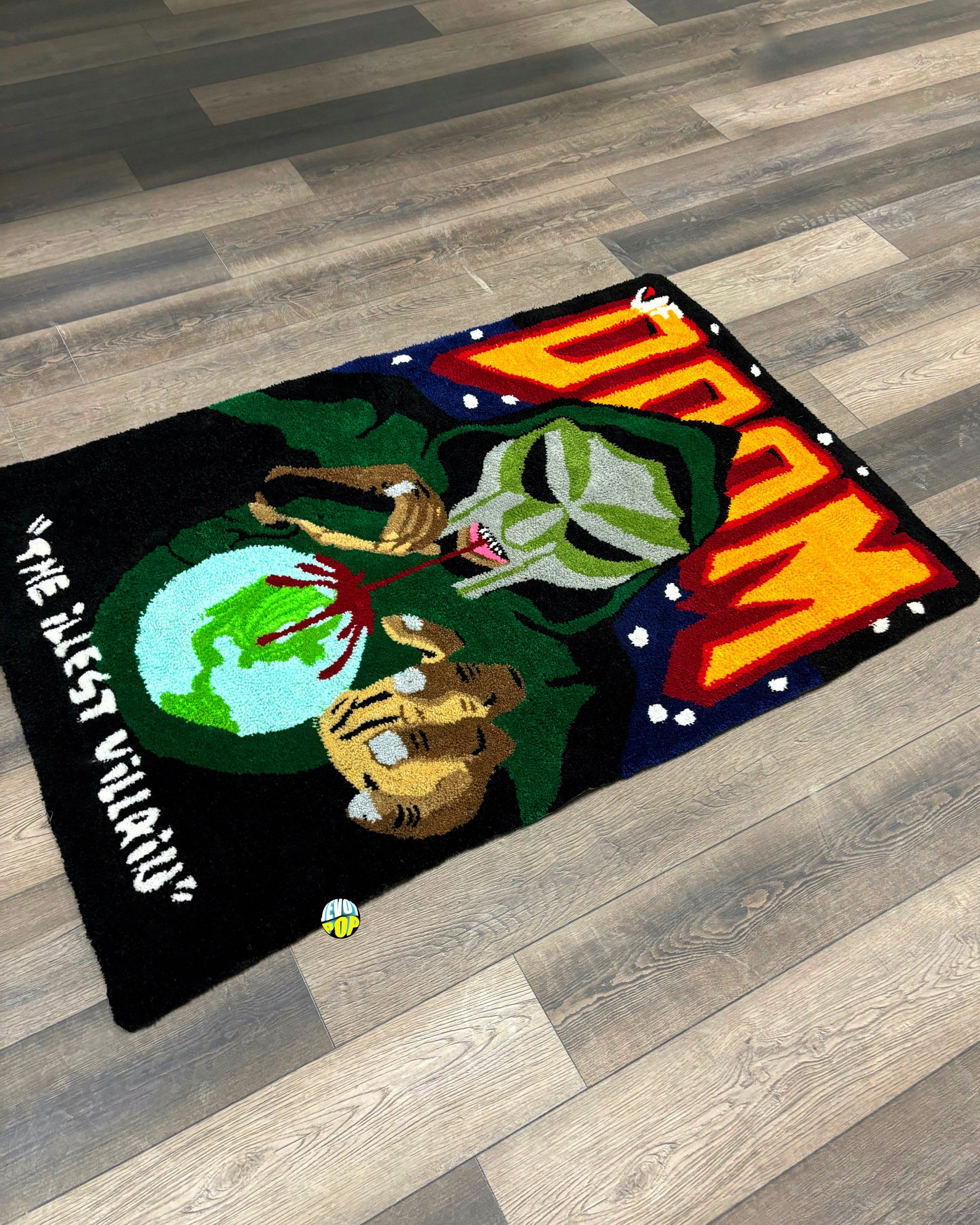 MF DOOM Comic Book Style Rug Tufted 60 X 30 - Etsy