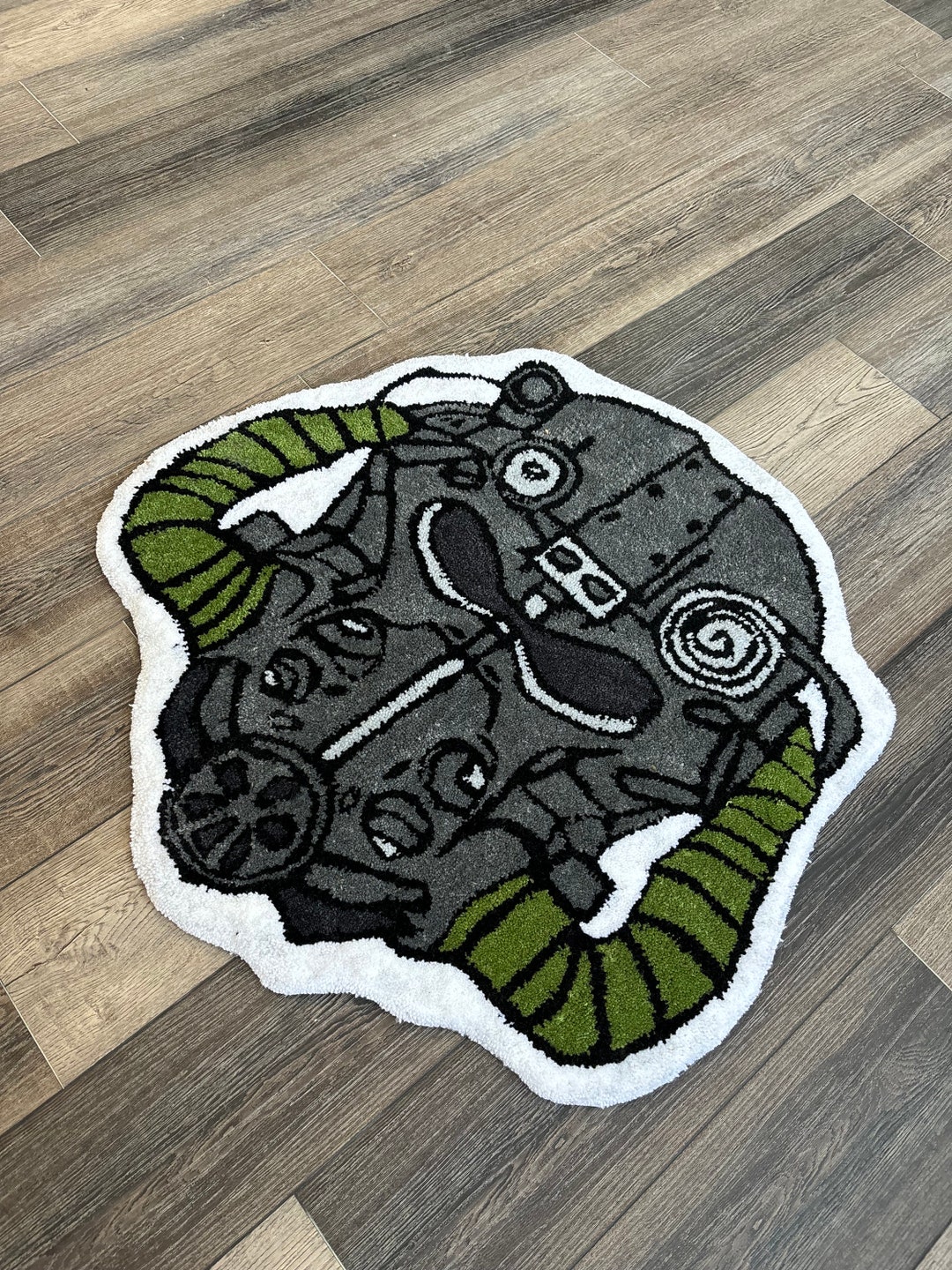 Fallout Helmet Inspired Rug - Etsy
