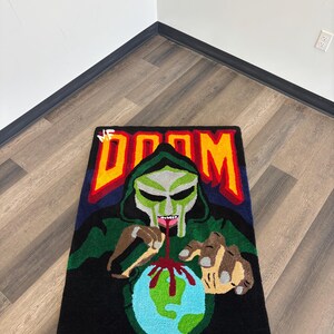 MF DOOM Comic Book Style Rug Tufted (60 X 30) - Etsy