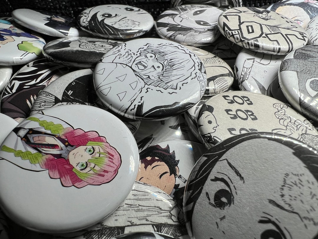 ANIME, MANGA, Fantasy Imp Destroyer Random Set of Manga Buttons (5,10 ...