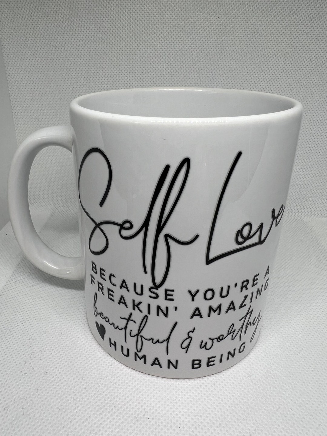 Self Love Inspirational 12oz Coffee Mug - Etsy