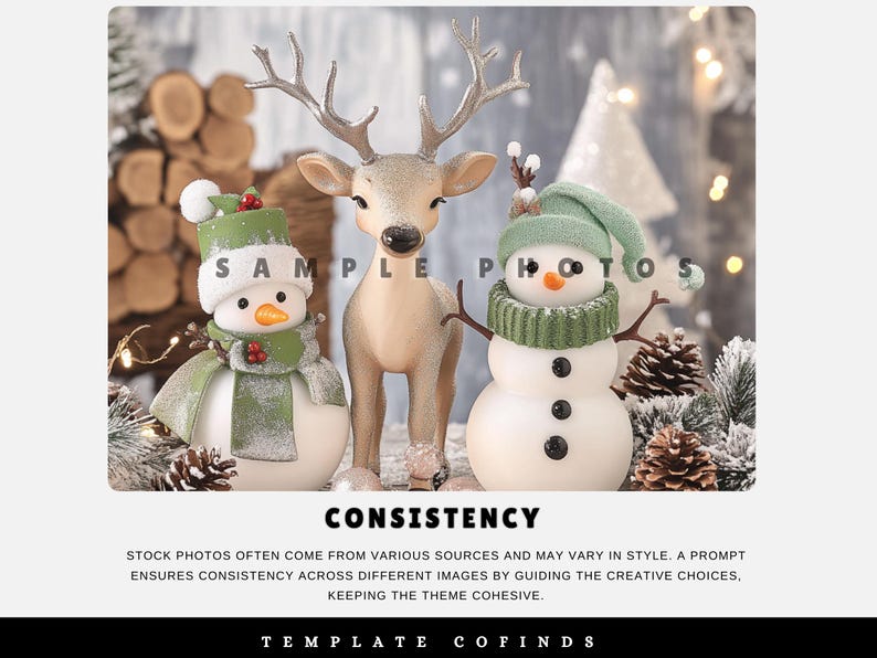 Midjourney Prompt Stock Photo Prompt for Cozy Christmas Themes Beige ...