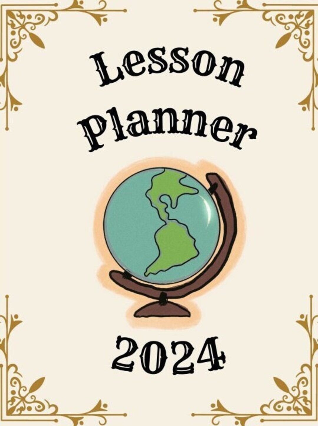 History Theme Lesson Planner Template 2024 - Etsy