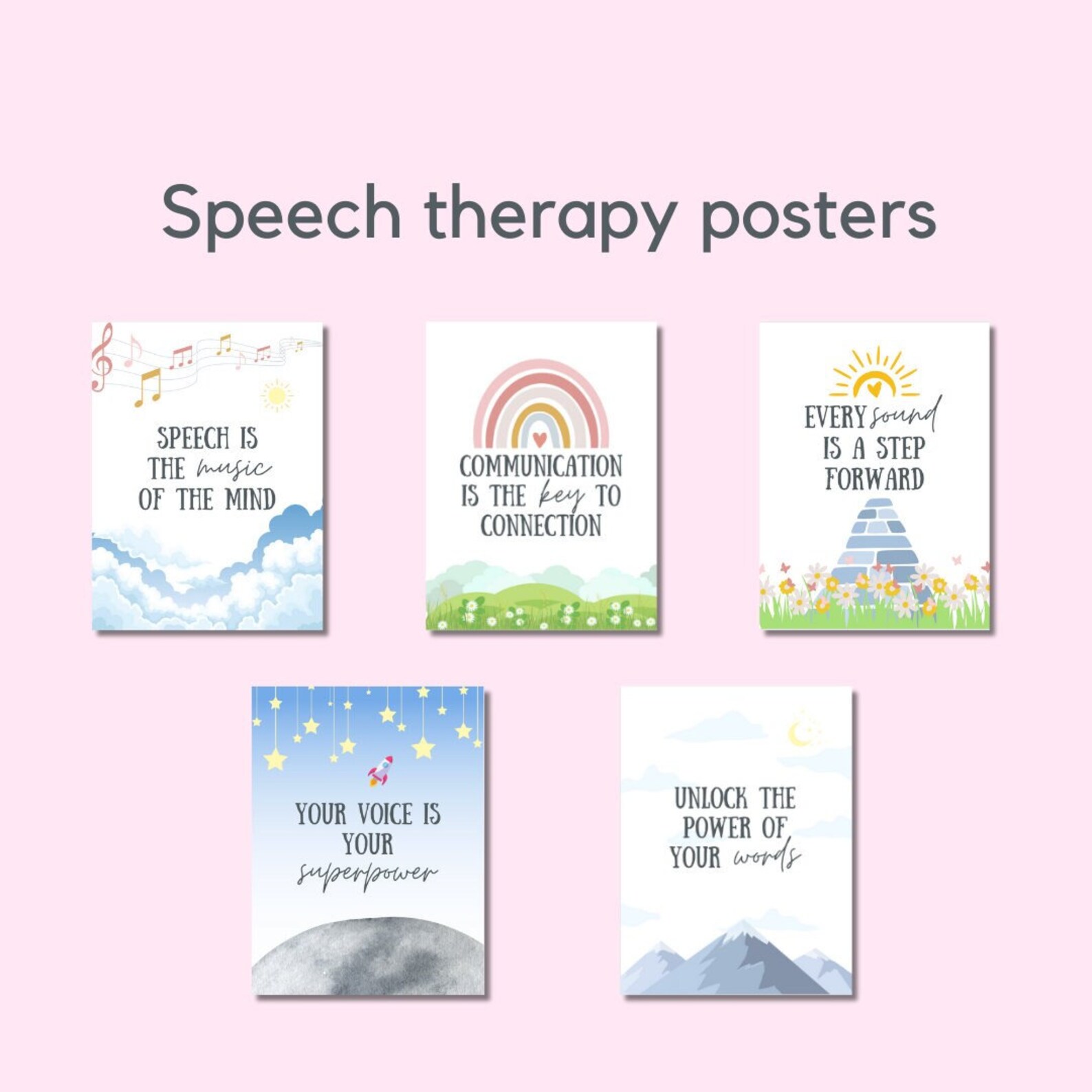 Speech Therapy Teacher Quotes and Posters for Display in Clinic Rooms ...